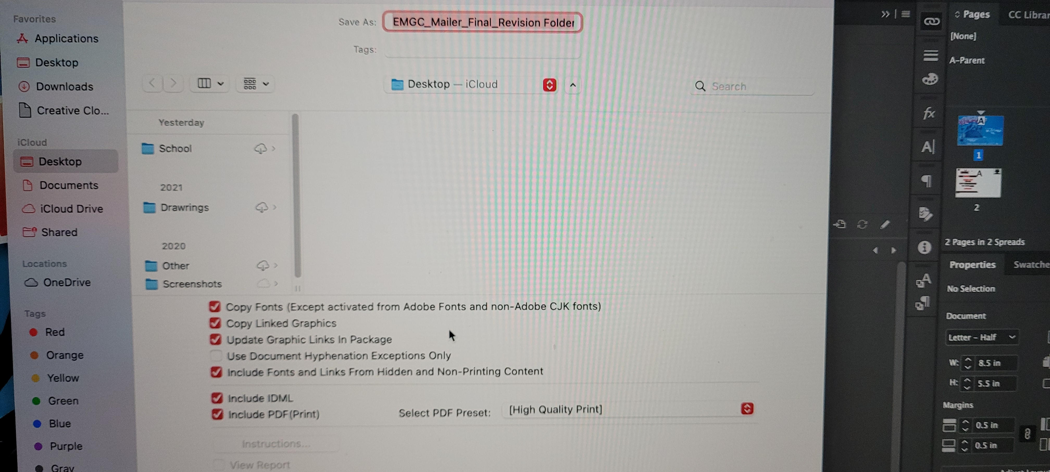 Broken links when packaging in indesign - Adobe Community - 12805334