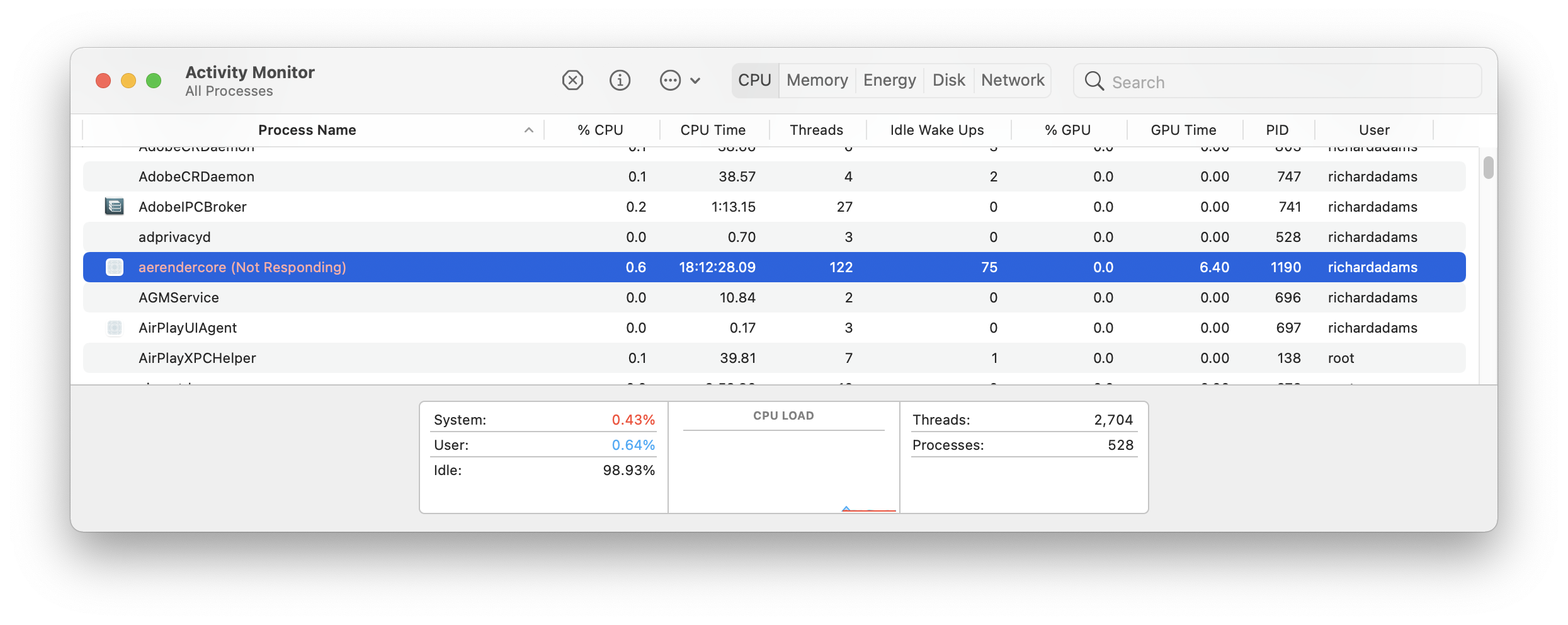 Media Encoder Freezes During Render Export From Af... - Adobe Product Community - 12802461