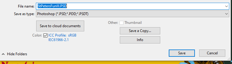 P: Saved my .PSD file, but upon opening all my lay... - Adobe Product ...