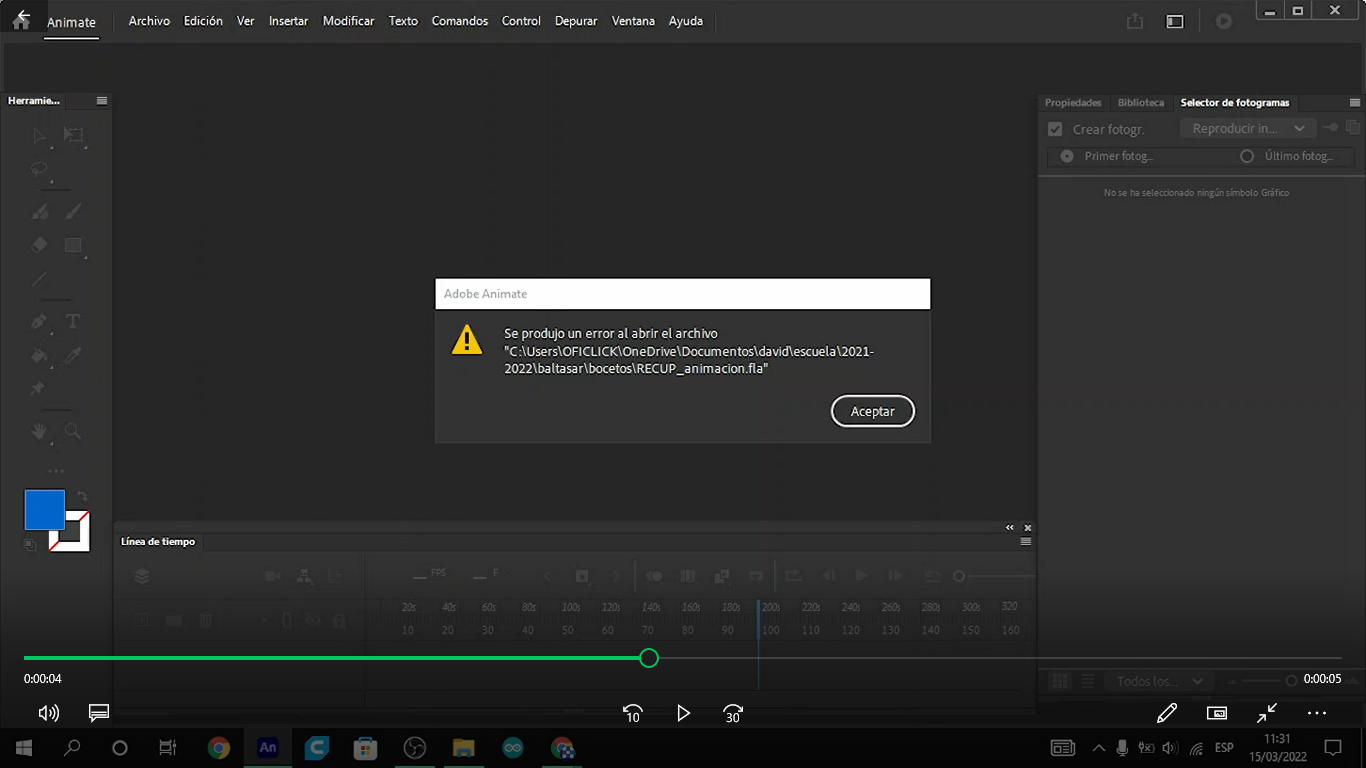 animate no me abre el archivo - Adobe Product Community - 12814480