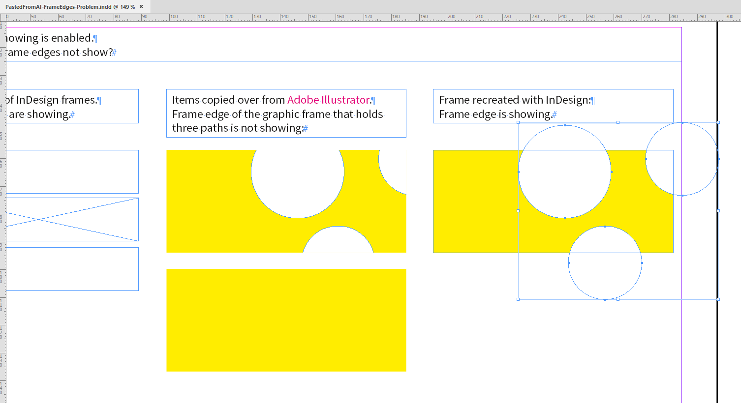 Solved: I cannot see frames in InDesign - newest CC - Adobe Product ...
