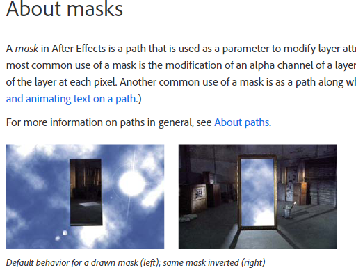 dissolving mask function - Adobe Product Community - 12818052