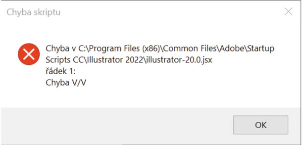 Solved: Startup Script Error Illustrator - Adobe Community - 12818965