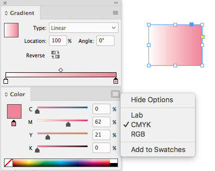 Solved: InDesign Gradient Tool Only Black and White - Adobe Product ...