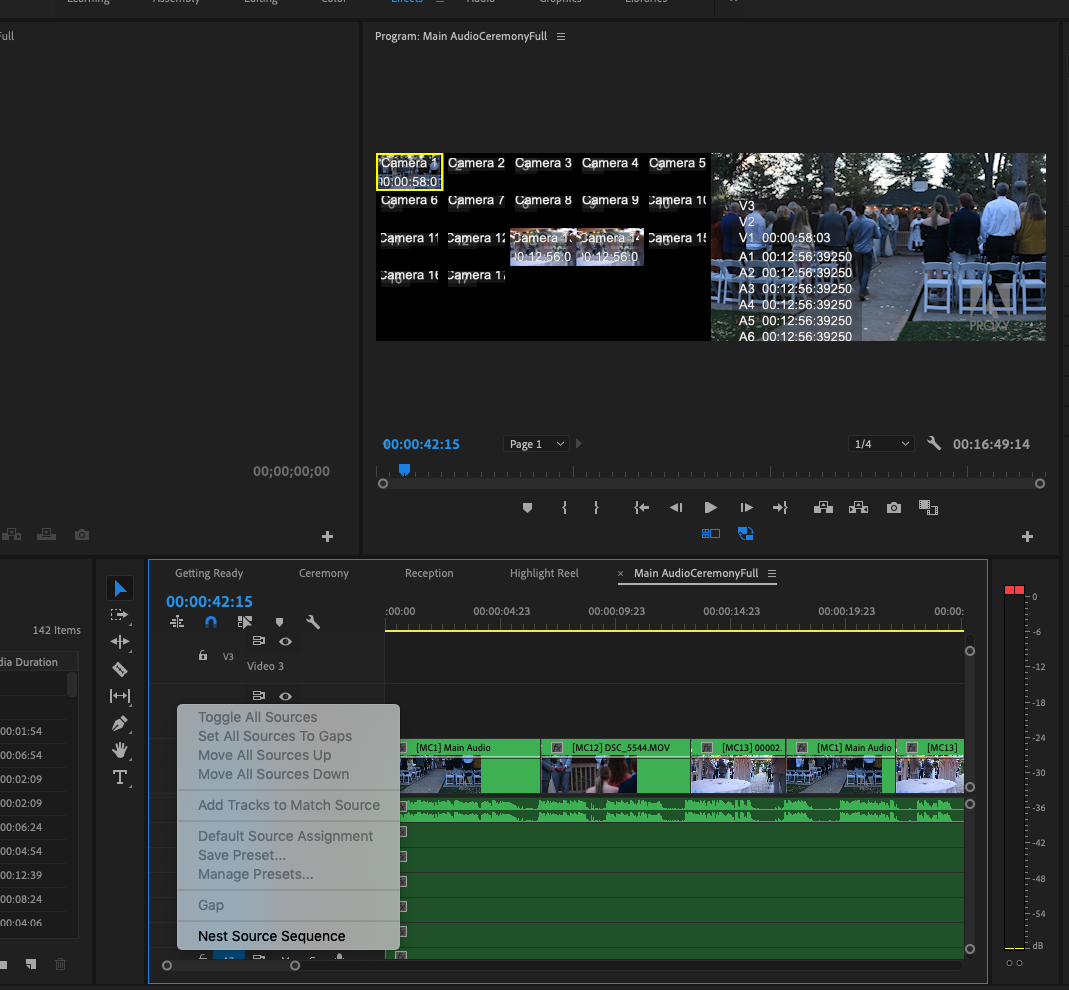 Solved: No cuts ocurring in multi-camera editing - Adobe Product ...