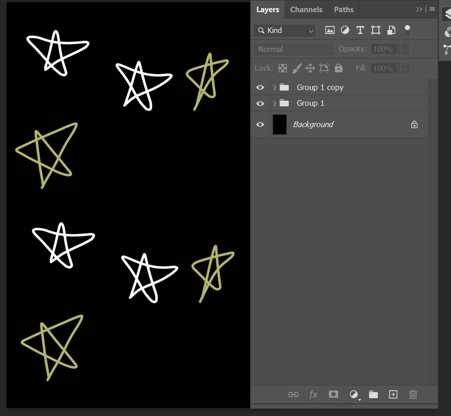 duplicate and move multiple layers at one time. - Adobe Community - 12832613