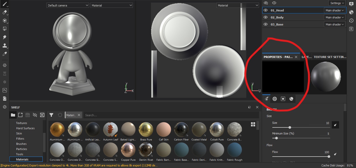 Substance Painter Paint Issue - Adobe Community - 12834124