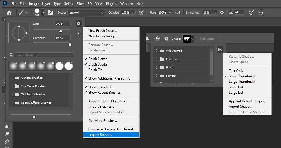 Add Legacy shapes/patterns/gradients/swatches in o... - Adobe Product ...