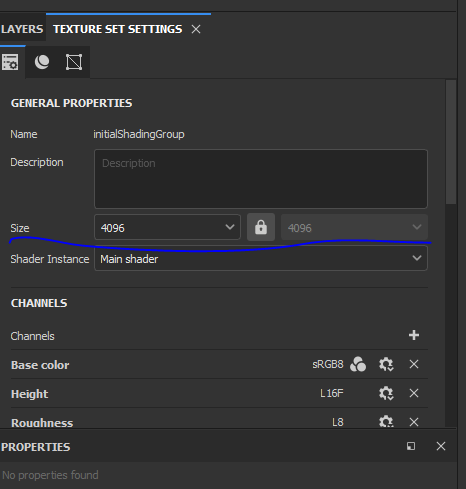 (Question) Texture Size, General Properties vs. Ba... - Adobe Product ...
