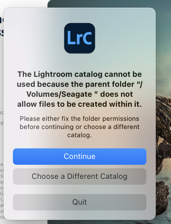 updated iOS and now LRC won't open parent folders - Adobe Community ...