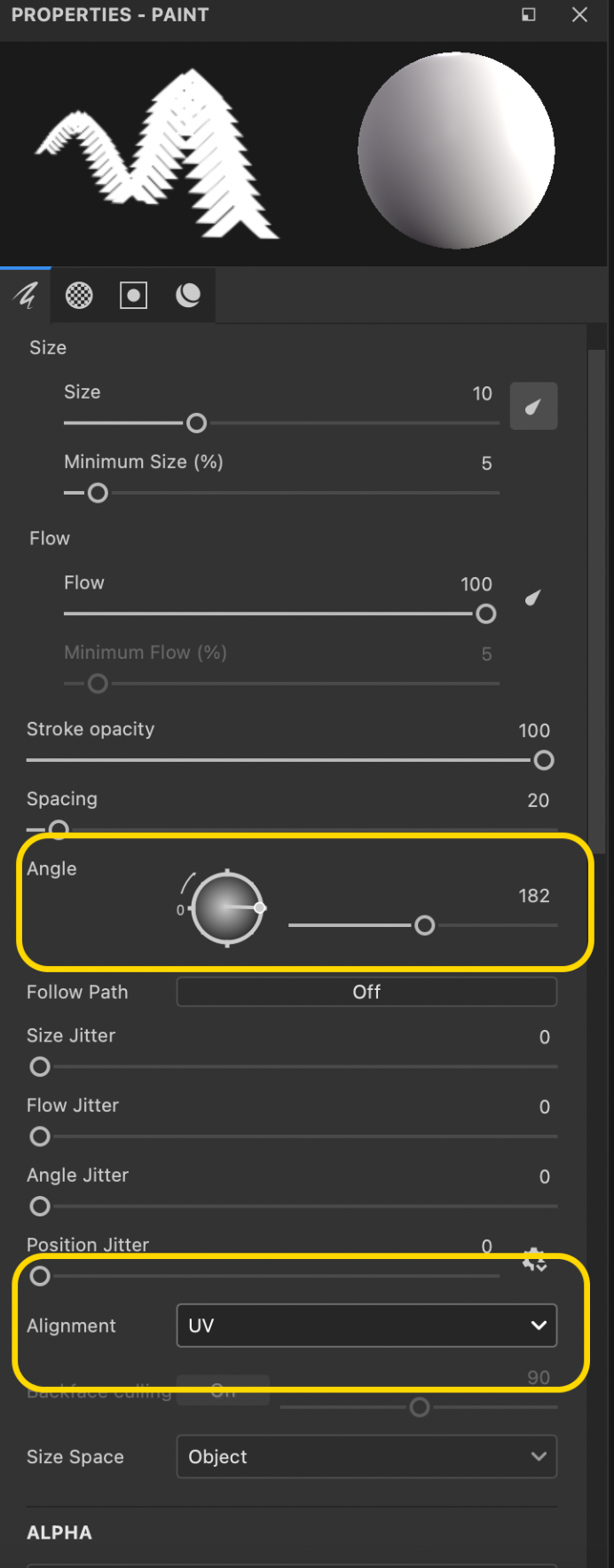 How to align brush/alphas to UVs/Polygons? (Featur... - Adobe Product ...