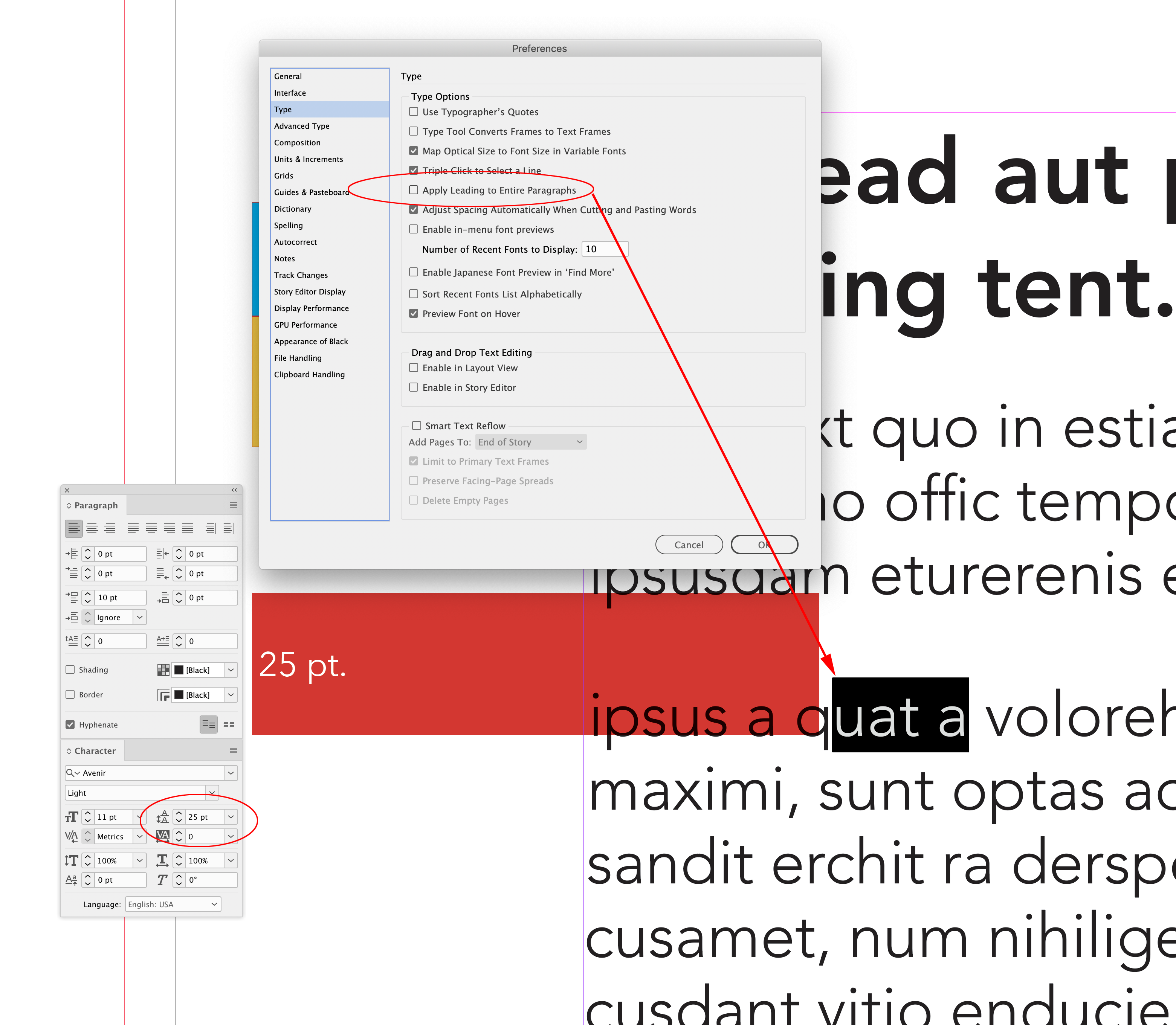 Solved Line Height Spacing Between Heading And Body Copy Adobe Community 12856581 