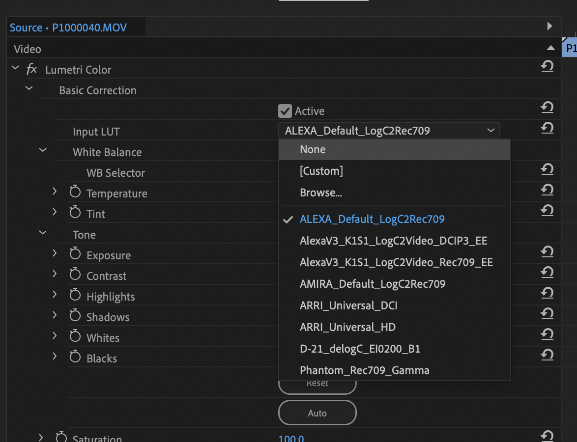 Can't get color to appear in V-Log footage - Adobe Product Community ...