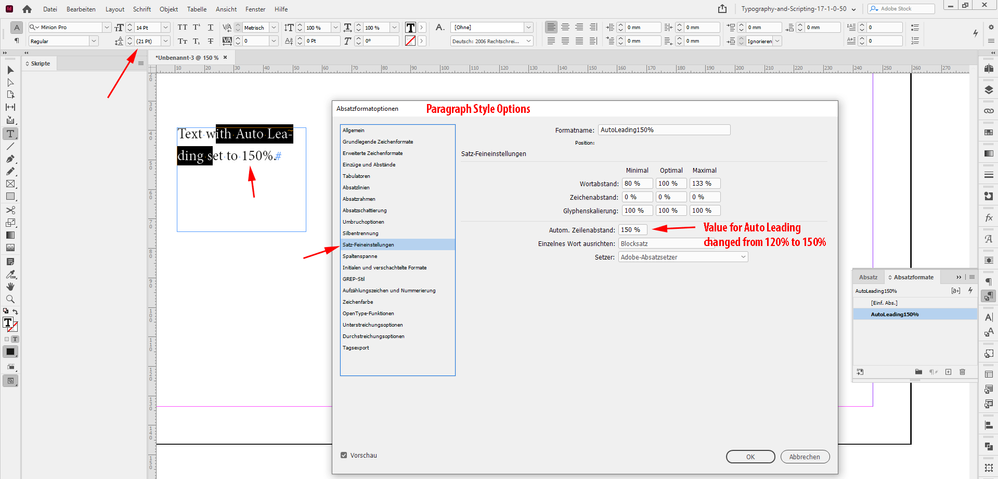 Solved: InDesign line spacing - Adobe Product Community - 12871313