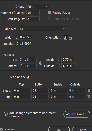 Document Setup Won't Change and Unable to Adjust M... - Adobe Product ...