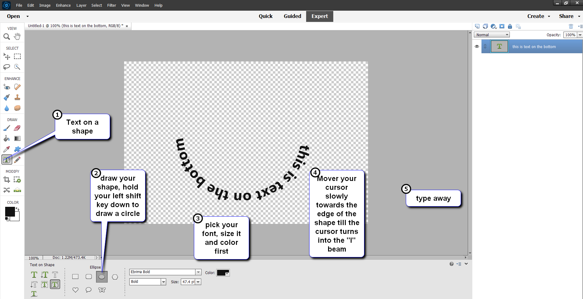 HOW CAN I ADD TEXT UNDER OVAL SHAPE? - Adobe Product Community - 12878042