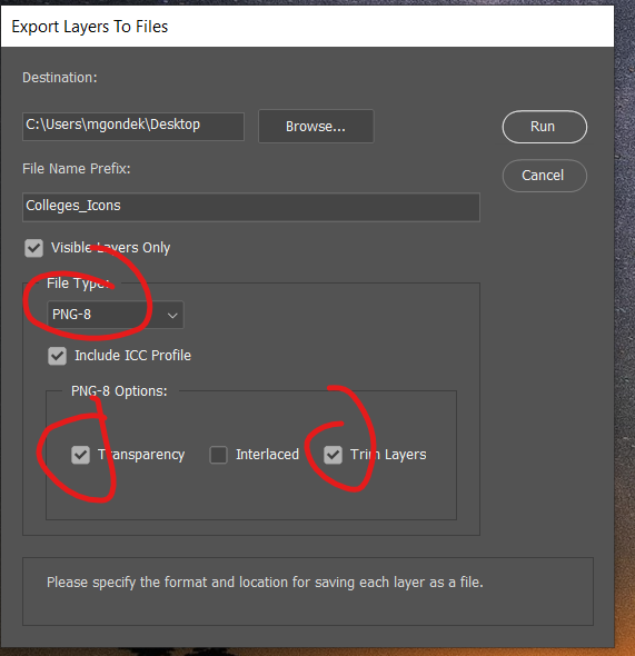 Want PGN layers to be centered when exporting - Adobe Community - 12874785