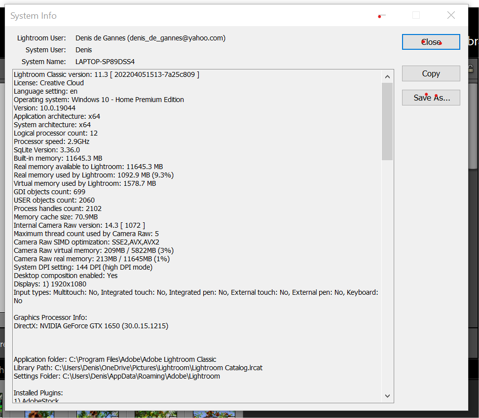 P: Crash (11.3) - Launch/Open Catalog - faulting ... - Adobe Product ...