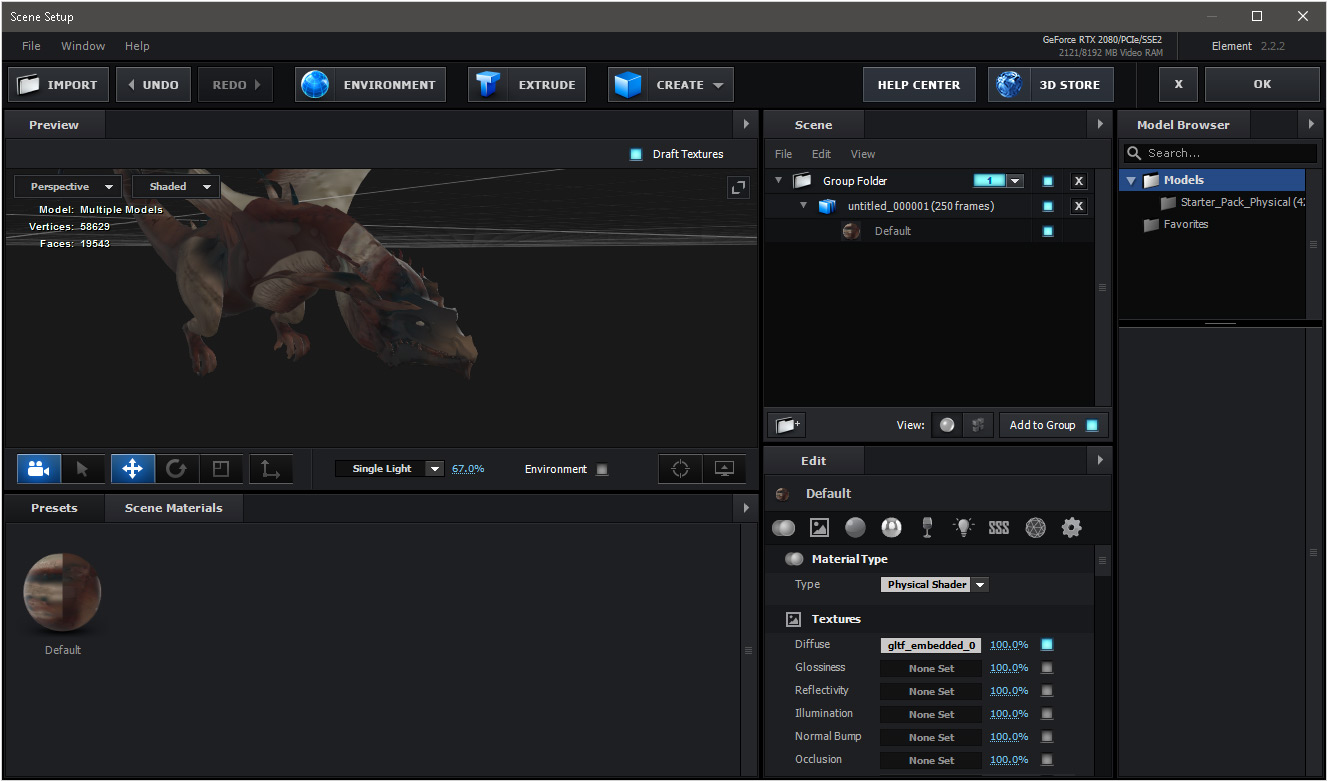 Texture issues while importing an OBJ model to Ele... - Adobe Product Community - 12884062