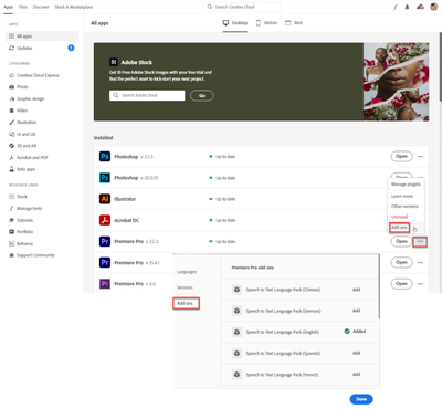 Solved: Where do i can download language packs for PP, and... - Adobe ...