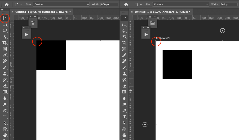 Photoshop artboard reference points - Adobe Community - 12785200