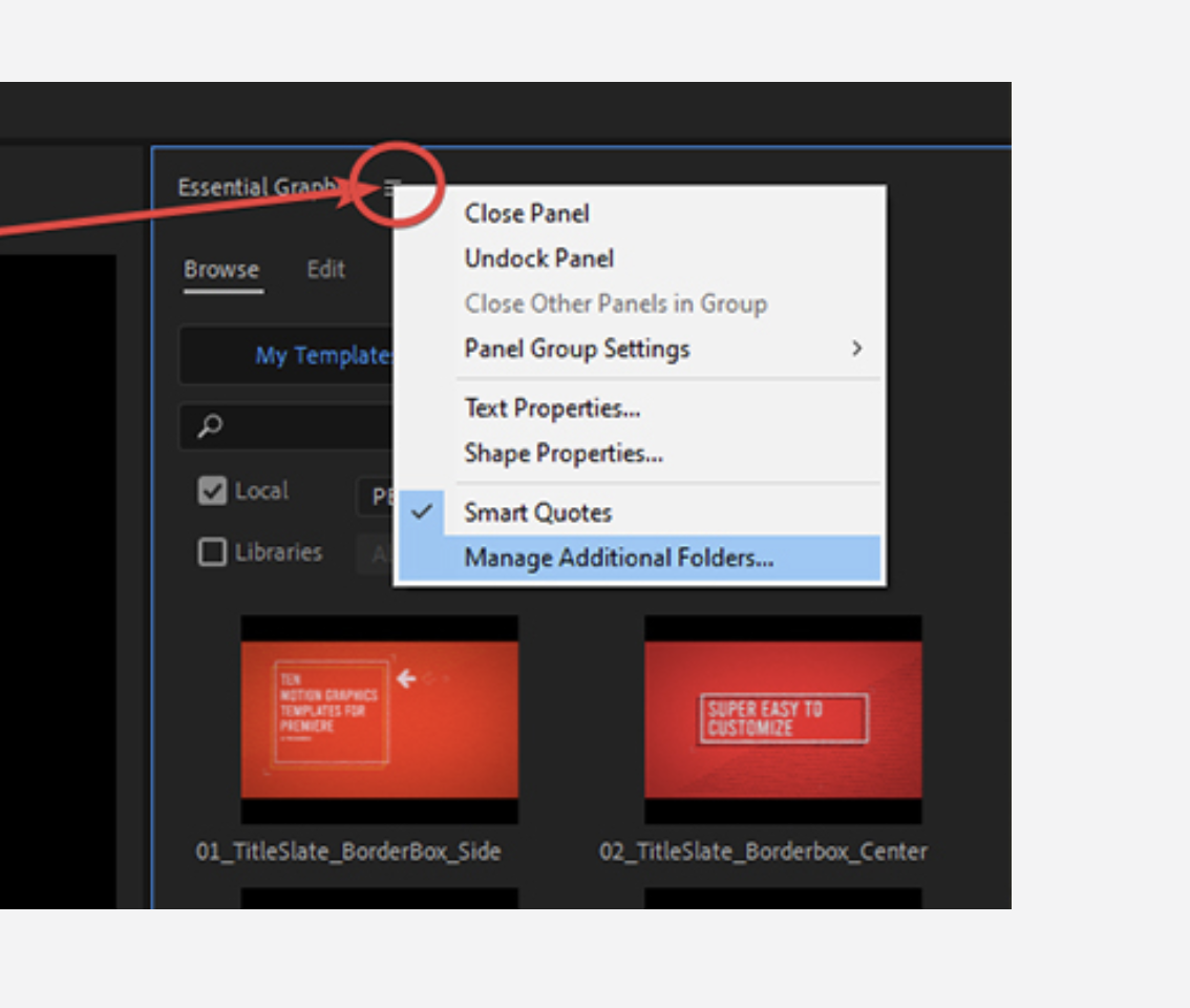 Essential graphics panel looks different. I can't ... - Adobe Community ...