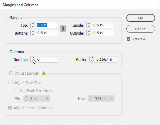 Vary column width (Adjust gutter position) - Adobe Product Community ...