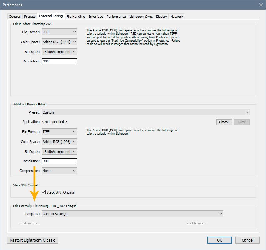 LrC to Photoshop adding the word edit to my file t... - Adobe Product ...