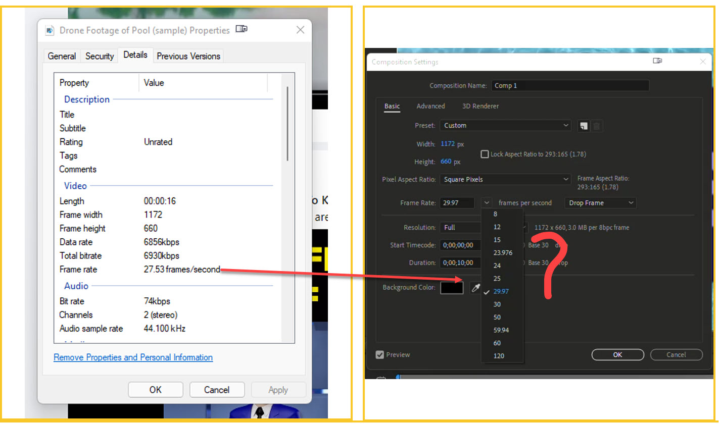 Solved: Video and Frame Rate - Adobe Community - 12898673