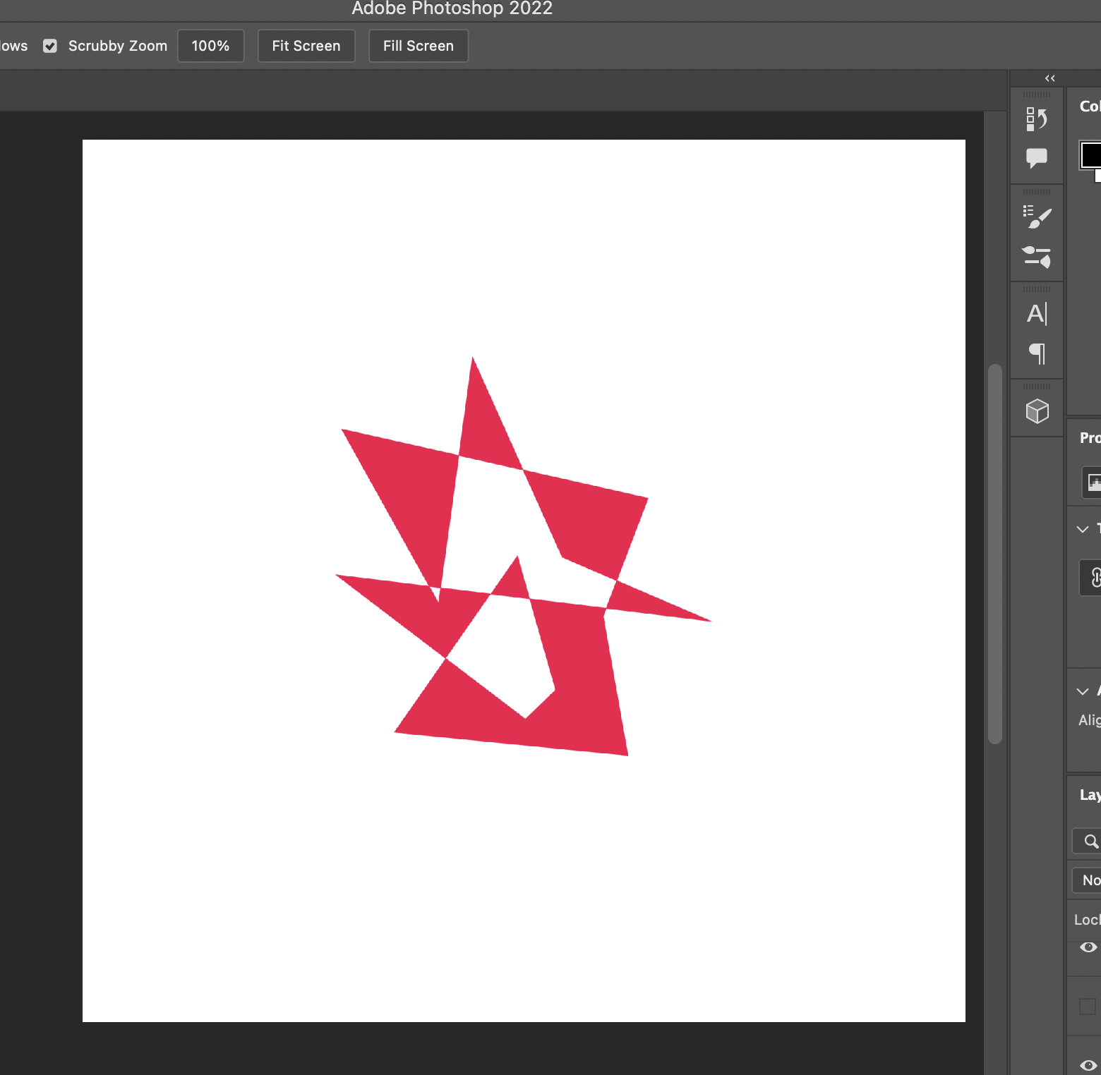 jagged line - pen tool and text tool photoshop - Adobe Support ...