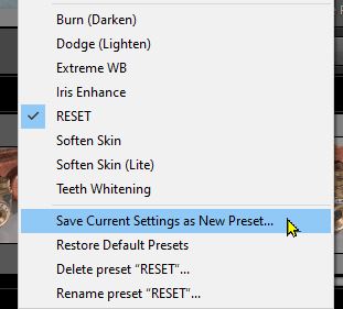 how to set the default effect for the brush in loc... - Adobe Product ...
