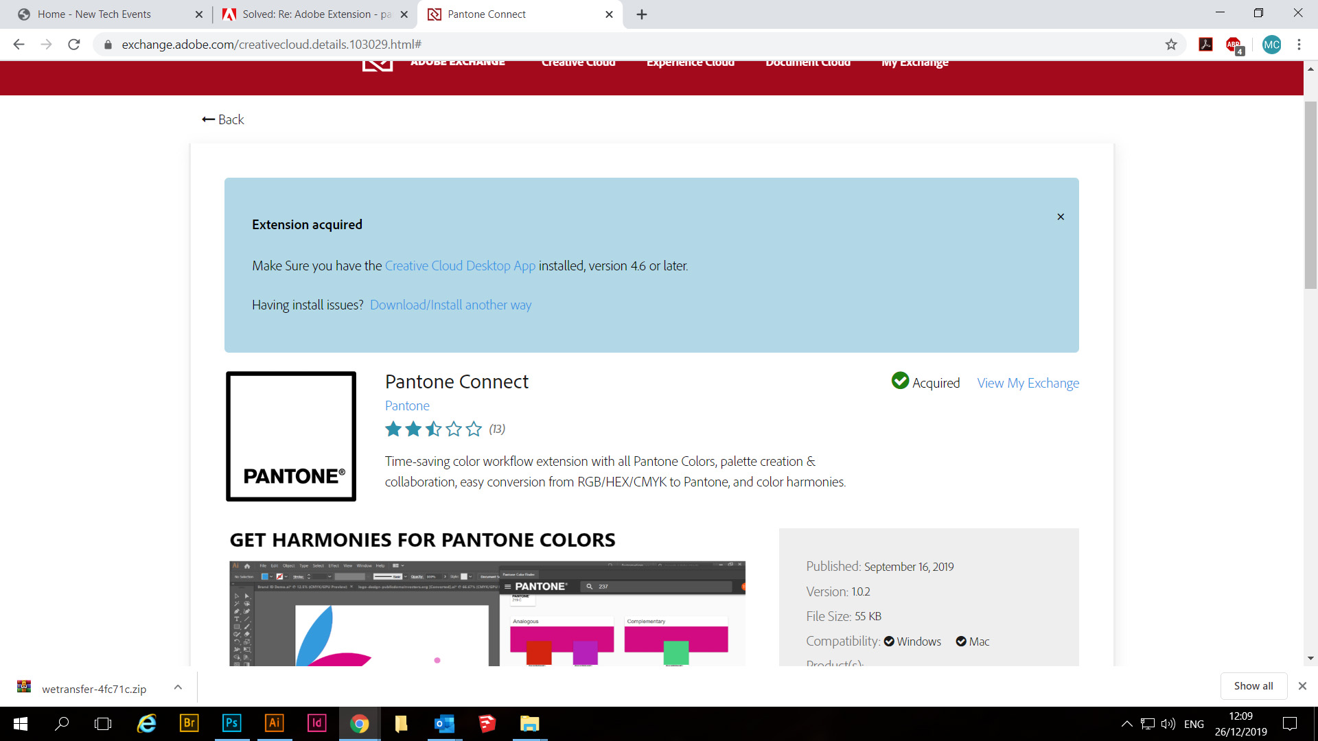 Solved: Adobe Extension - pantone color missing - Adobe Product Community - 10818328