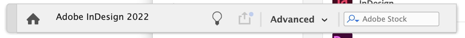 Unable to get rid of the InDesign top bar after di... - Adobe Support ...