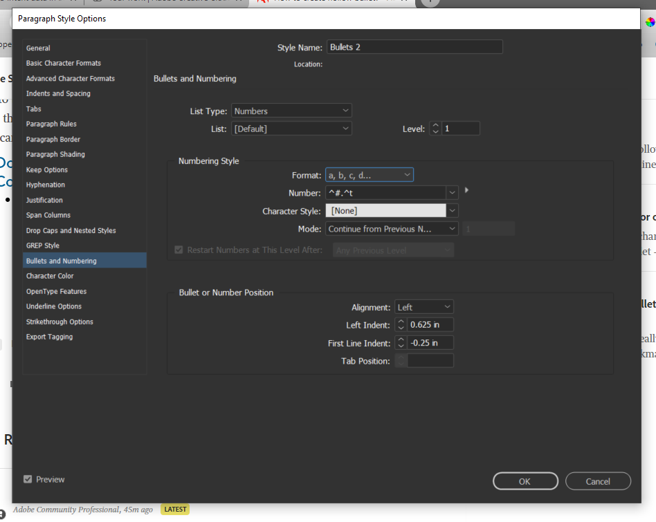 Solved: How to create hollow bullet? - Adobe Product Community - 12905836