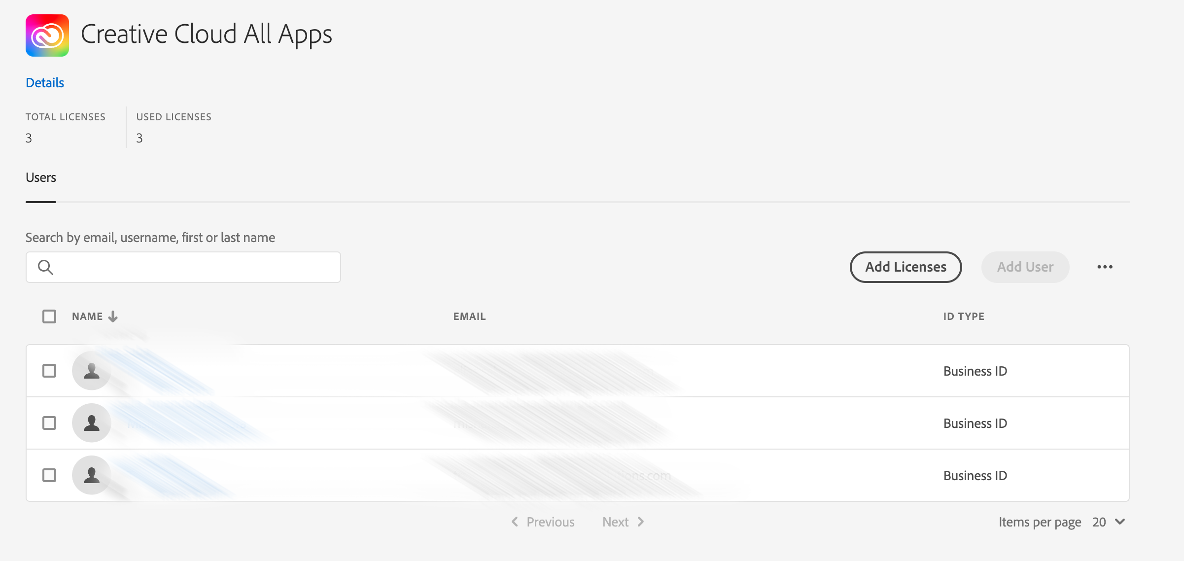 Unable to add more users - Adobe Community - 12907947