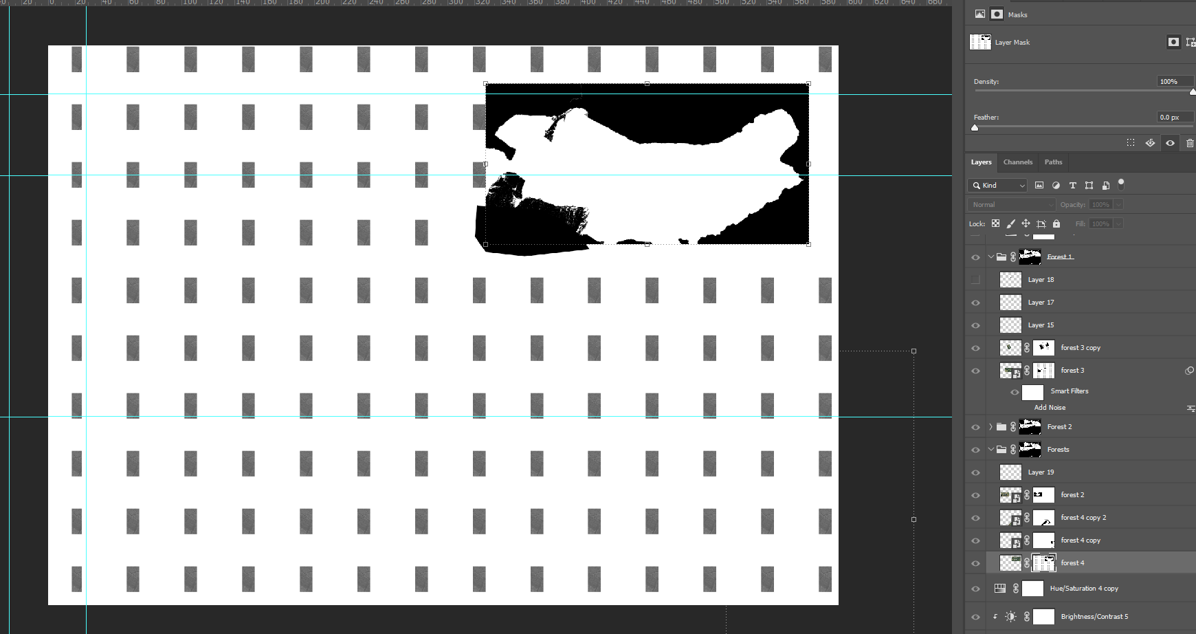 Weird rectangle pattern appeared over all layers i... - Adobe Product ...