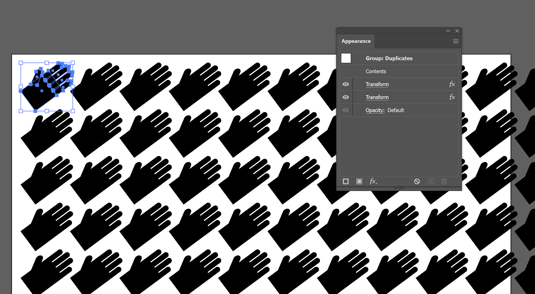 Multiply then distribute horizontally and vertical... - Adobe Product ...