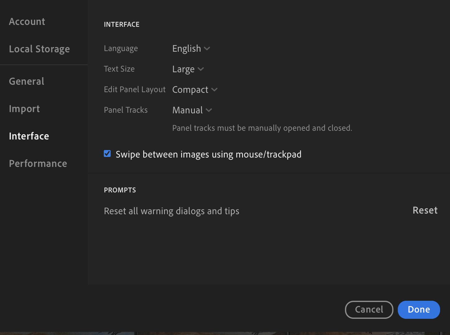 Increase size of fonts in lightroom edits - Adobe Community - 12919900