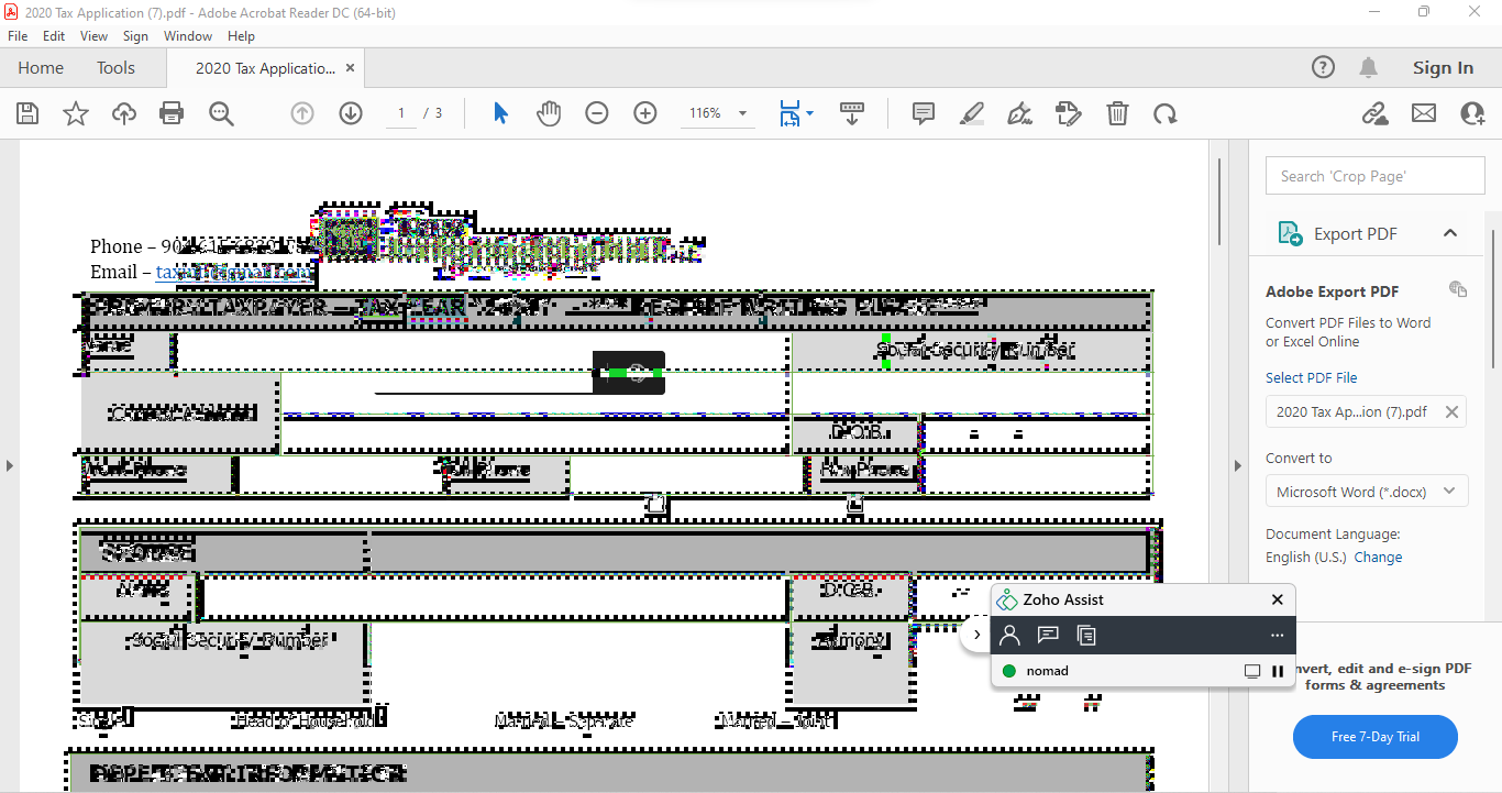 Acrobat Reader Fillable Form Corrupted Display - Adobe Product ...