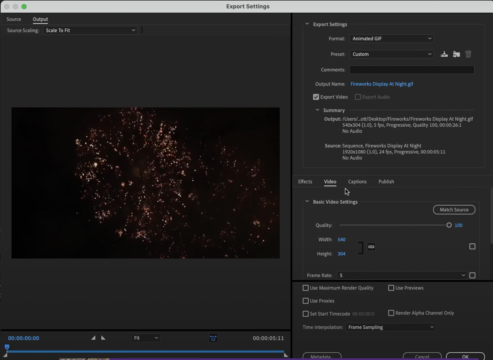 How to Export Animated Gif in Premiere Pro 2022? - Adobe Product ...