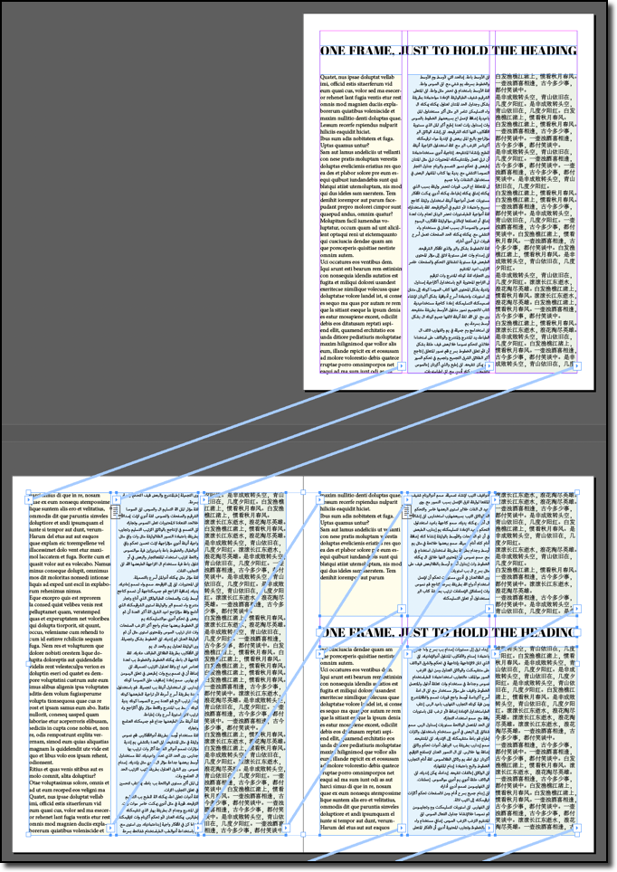 Solved: 3-Column Multilingual Book with Spanning Headers - Adobe ...