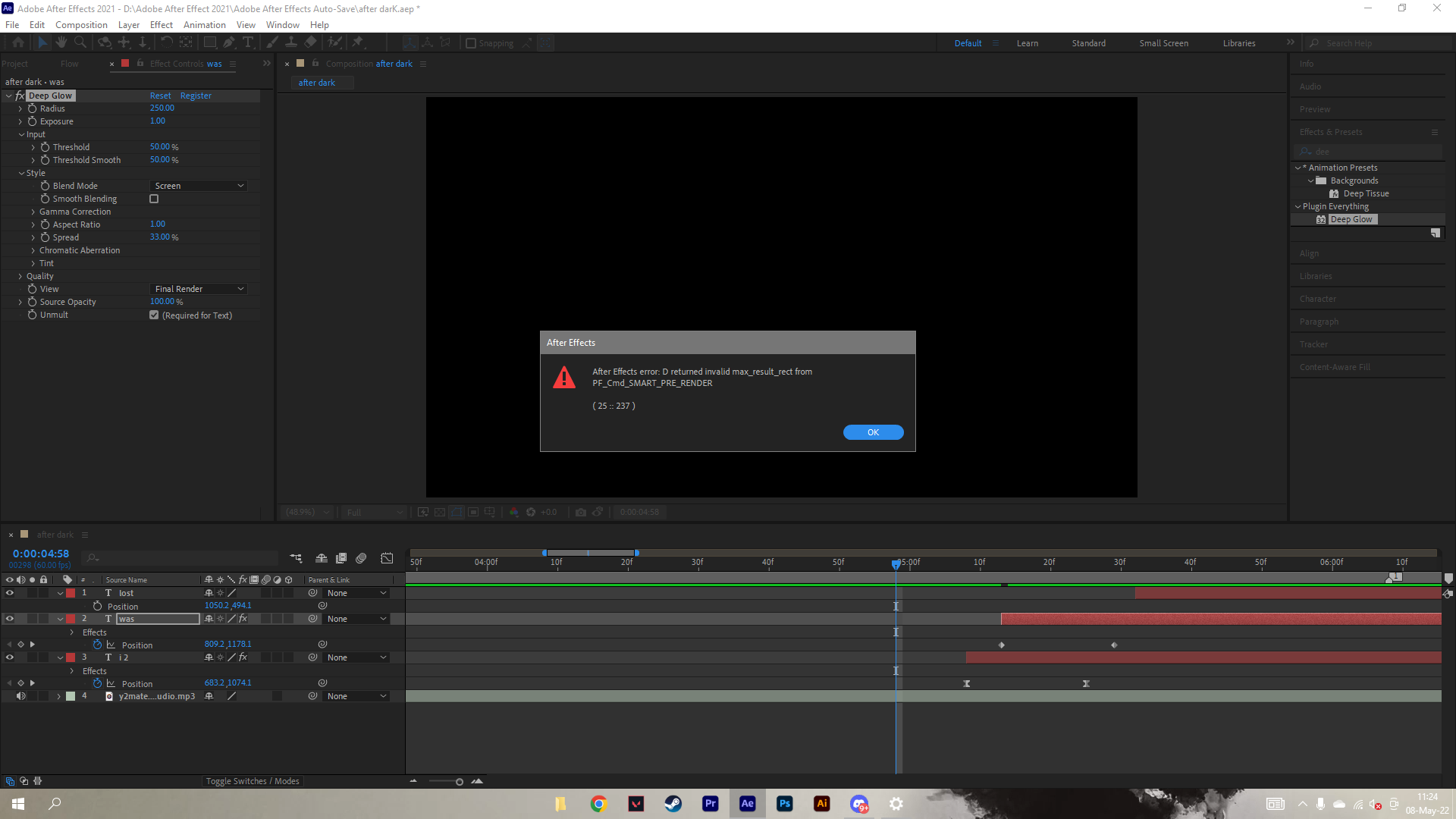 Solved: how tio fix this error? this error appears when i ... - Adobe ...