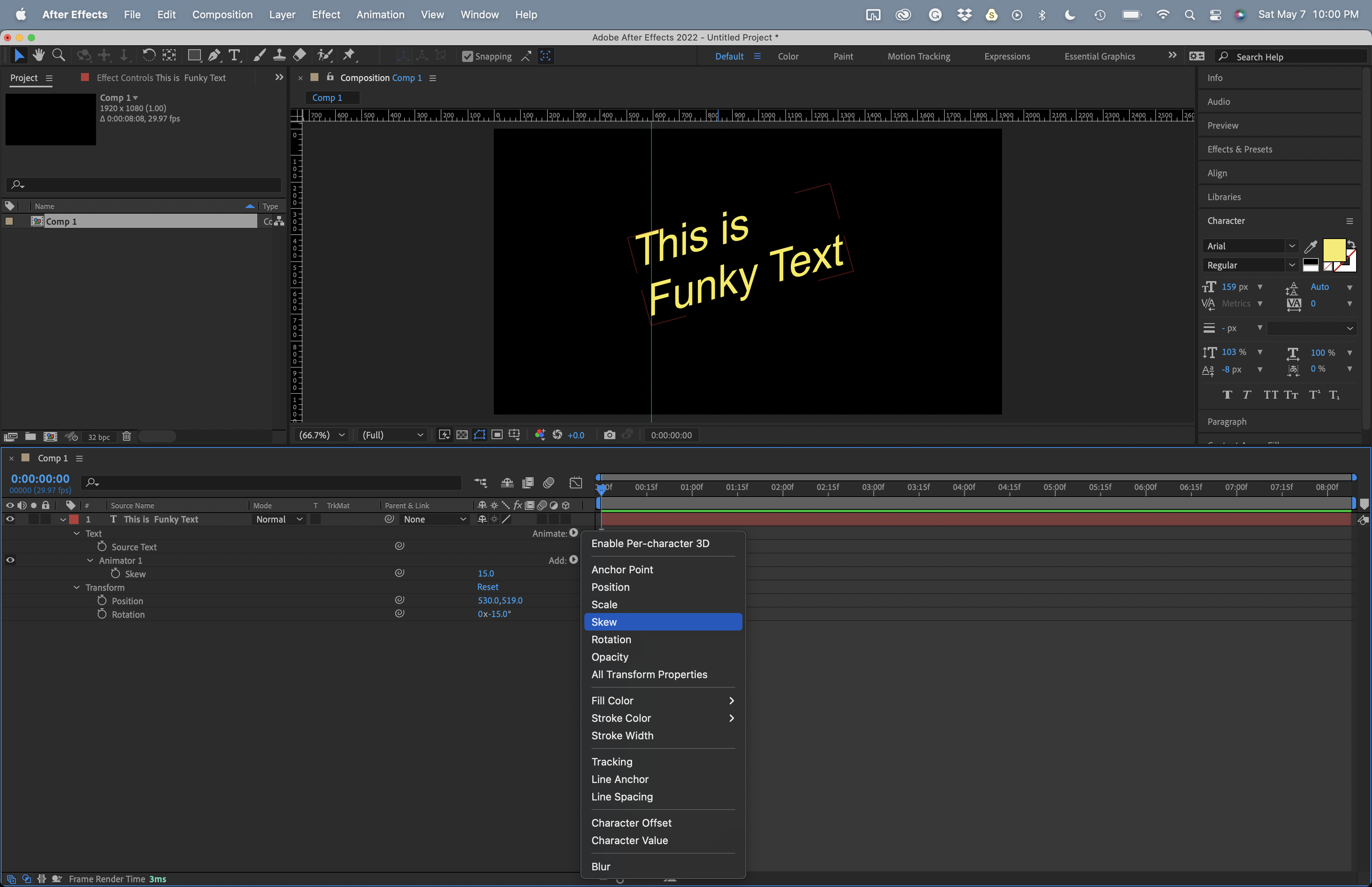 Solved: Slope Text & Vertical Letters - Adobe Community - 12929196