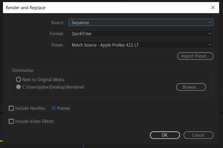 Solved: exporting individual clips - Adobe Product Community - 12929781