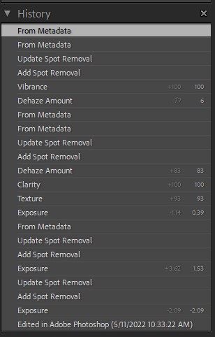 How make Lightroom update history on Photoshop fil... - Adobe Product ...