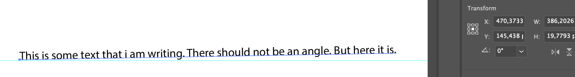 Solved: Text and sometimes images appearing at an angle - Adobe Product ...