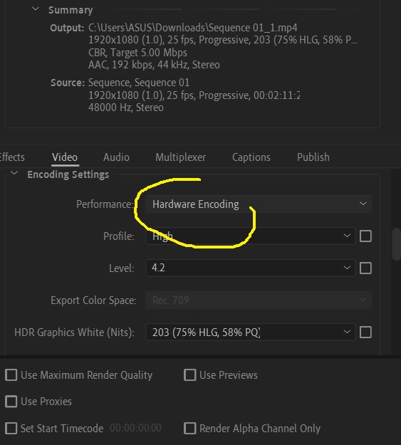 Solved How To Make Hardware Encoding Detected When Export Adobe