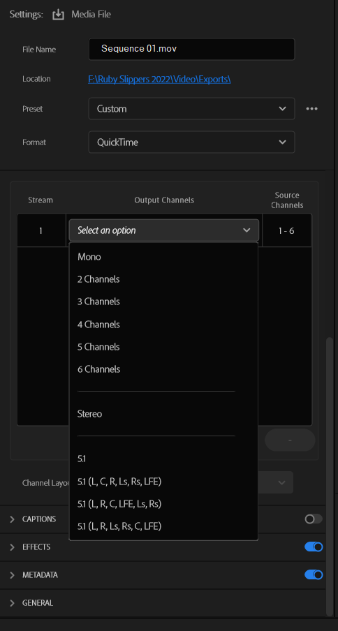 Exporting 5.1 possible without additional plugins? - Adobe Product ...