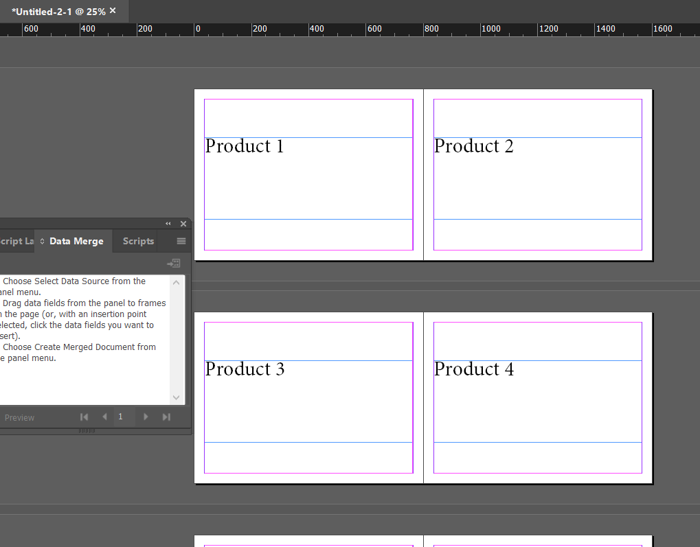 Fusion de données sur pages en vis à vis - Adobe Product Community - 12859473