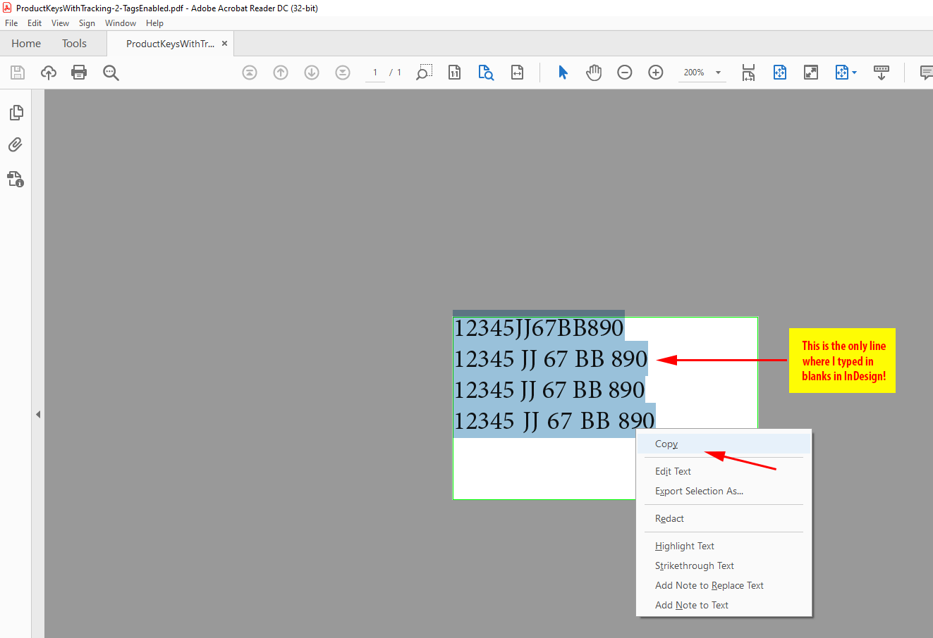 Solved: InDesign kerning and tracking converted to white s... - Adobe ...